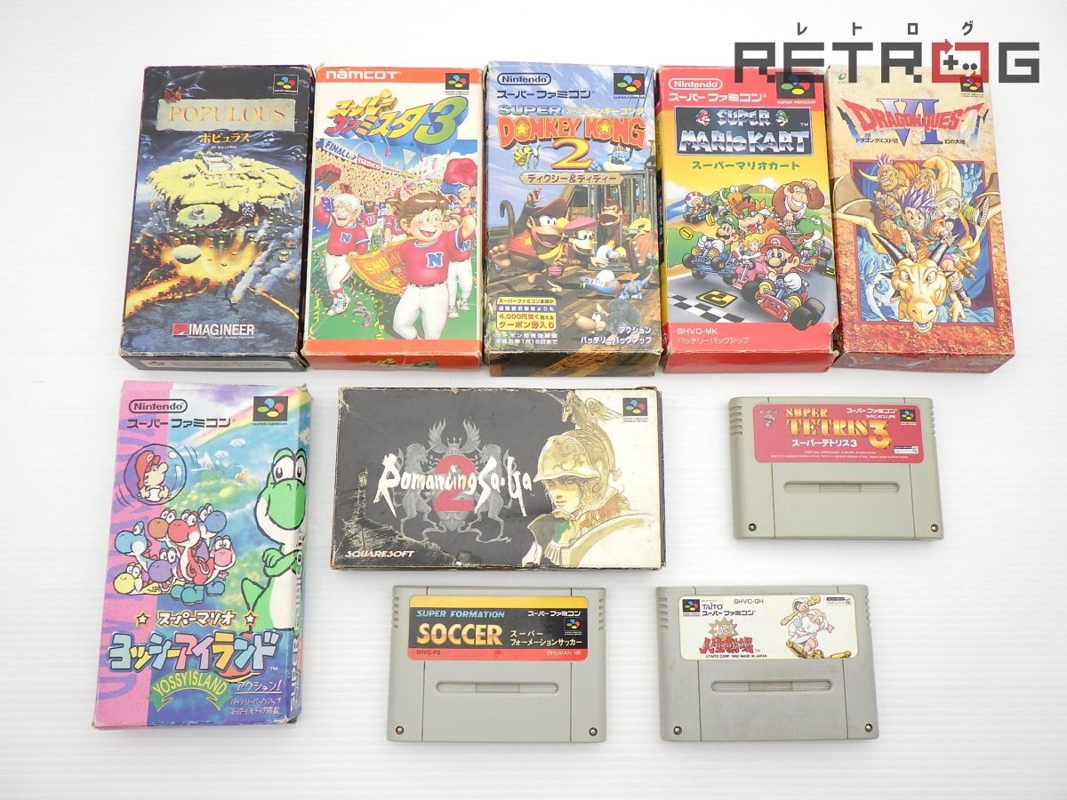【傷や汚れあり】SFC 訳あり ソフトセット 10本 スーパーファミコン SFC スーファミの落札情報詳細 - Yahoo!オークション落札価格検索 オークフリー