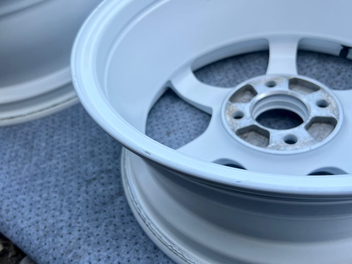 【目立った傷や汚れなし】HONDA ビート PP1 RAYS VOLK RACING レイズ TE37 13インチ 5.5J＋35 14インチ 6J ＋38 PCD 100 4H ブロンズ 4 ...