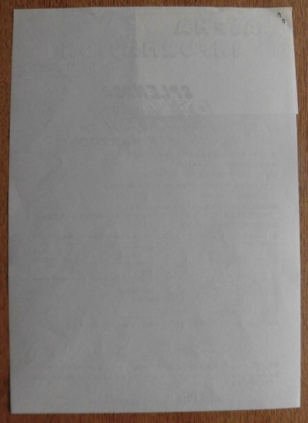 【やや傷や汚れあり】1985年 セガ・エンタープライゼス / アルファ電子【 スプレンダーブラスト（SPLENDOR BLAST) 】A4の ...