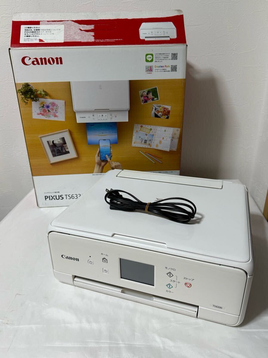 【やや傷や汚れあり】中古品 Canon PIXUS TS6330 インクジェットプリンタ 複合機 ホワイトの落札情報詳細 - Yahoo!オークション落札価格検索 オークフリー