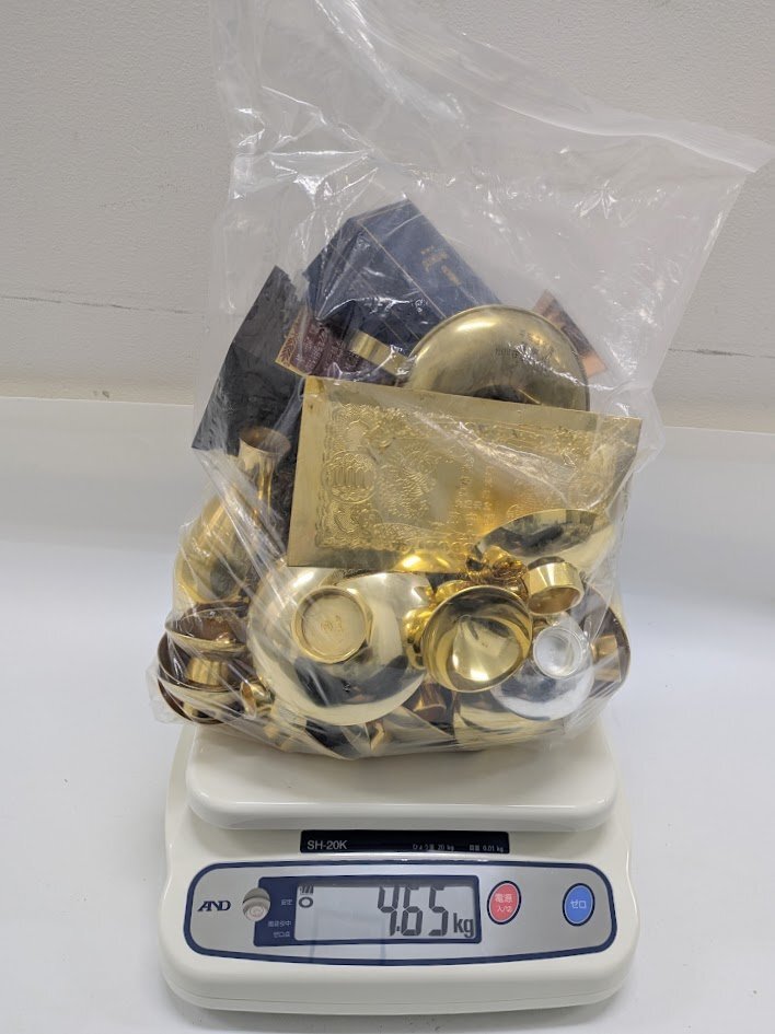 【傷や汚れあり】【★140】【1円スタート】中古 【メッキおまとめ 大量】 計 約19.7kg 24KGP 金杯 指輪 ブローチ ネックレス アクセサリー フェイクパールの落札情報詳細 ...