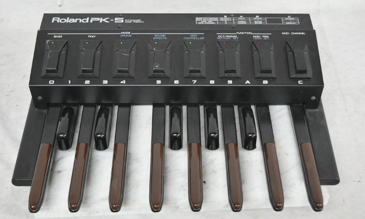 【やや傷や汚れあり】【G】ROLAND PK-5 ダイナミックMIDIペダル ローランド 3065791の落札情報詳細 - Yahoo ...