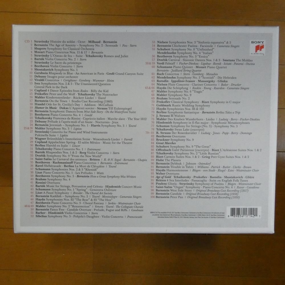 【やや傷や汚れあり】41142385;【100CDBOX】BERNSTEIN / THE REMASTERD EDITIONの落札情報詳細 ...