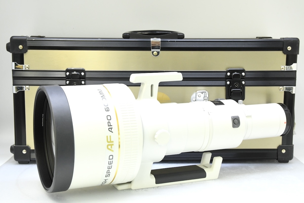 【やや傷や汚れあり】【同梱不可】MINOLTA AF APO TELE 600mm F4(32) HIGH SPEED Aマウント 超望遠 単 ...