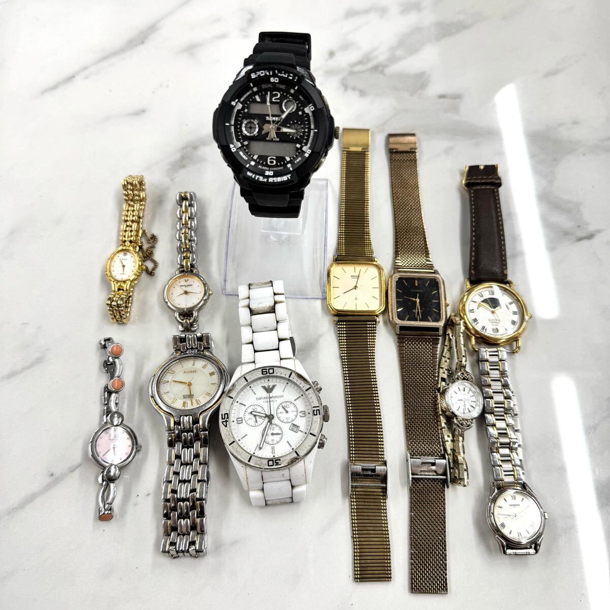 【全体的に状態が悪い】J194 腕時計 まとめ ORIENT SEIKO renoma SUCCESS VINTAGE ALBA VEGA CITIZEN セイコー シチズン ジャンク品 中古 ...