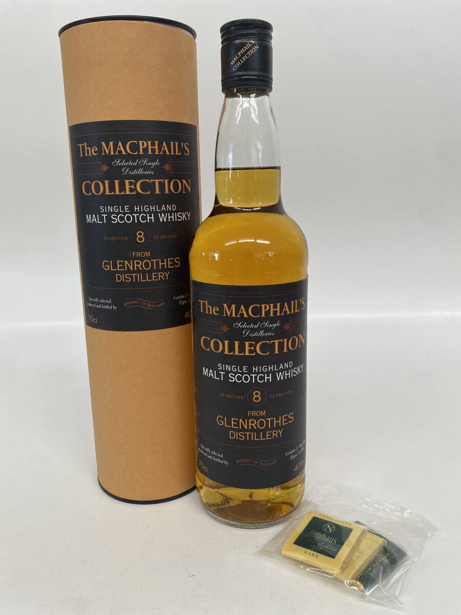 【未使用】D36/GLENROTHES グレンロセス The MACPHAIL'S COLLECTION マクファイルズ コレクション 8年 ...
