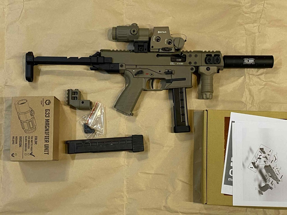 【やや傷や汚れあり】Lambda Defence B&T GHM9-G Gen.2 SMG ガスブローバック MP9マガジン 検 MP7 ...