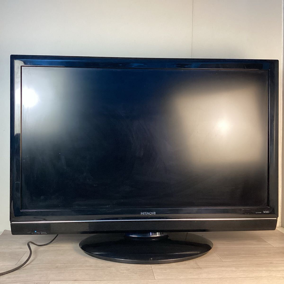 【傷や汚れあり】o8231 HITACHI 日立 WOOD L37-XV02 液晶テレビ 2009年 iVDR 録画 家財便Bランク 動作確認 ...