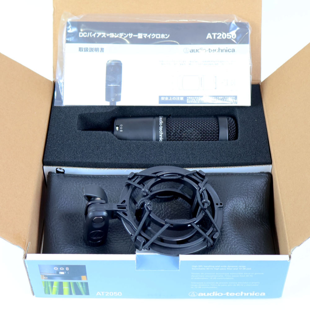 【傷や汚れあり】【中古】オーディオテクニカ コンデンサーマイク AUDIO-TECHNICA AT2050 オーテク マイクロフォンの落札情報 ...