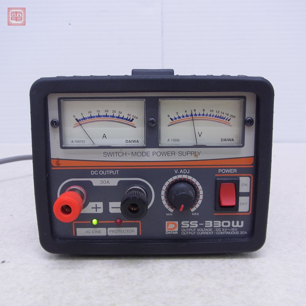 【傷や汚れあり】ダイワ SS-330W DC電源 5V〜15V 30A スイッチング電源 直流安定化電源 DAIWA【20の落札情報詳細 - Yahoo!オークション落札価格検索 オークフリー