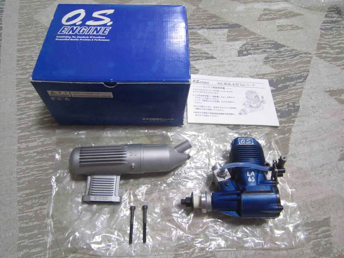 【目立った傷や汚れなし】極上 OS MAX 65LA 小川精機 模型 飛行機 エンジン ラジコン O.S. ENGINE 65 LA 日本製造 ...