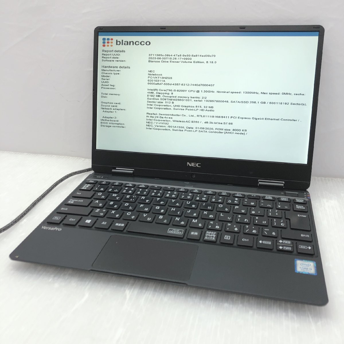 【全体的に状態が悪い】ジャンク3台セット/NEC VersaPro VS-3 PC-VKT12SGG3/Core i5 7Y54 1 ...