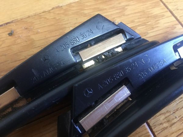 BENZ W205 AMG Cクラス 純正 リア ショート オーバーフェンダー A2058803524 A2058803624の落札情報詳細 ...