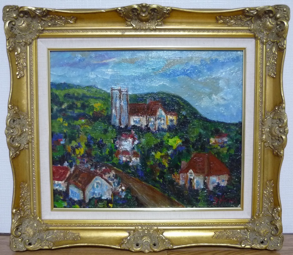 【真作】★絵画★荒井洋征 油彩8号 ノルマンデー風景★B36の落札情報詳細 - Yahoo!オークション落札価格検索 オークフリー