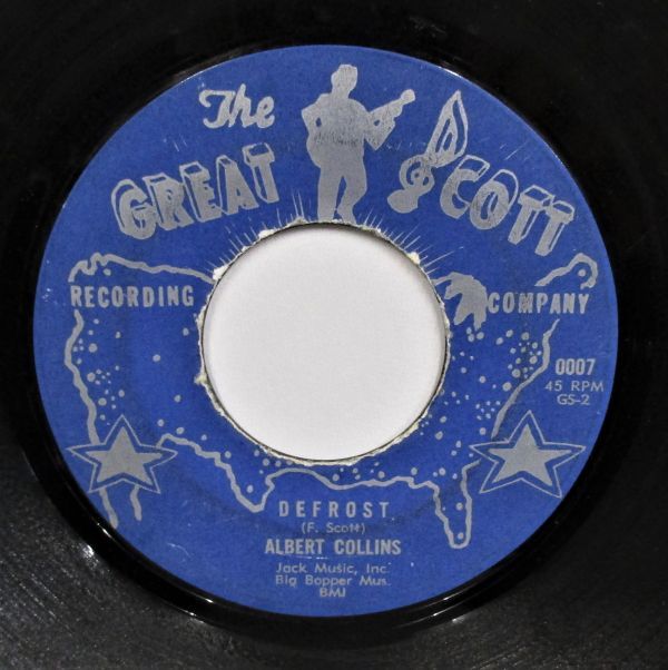 【中古】Blues 45 Albert Collins Defrost [ The Great Scott Recording Company 0007 ]の落札情報詳細 - ヤフオク落札価格 ...