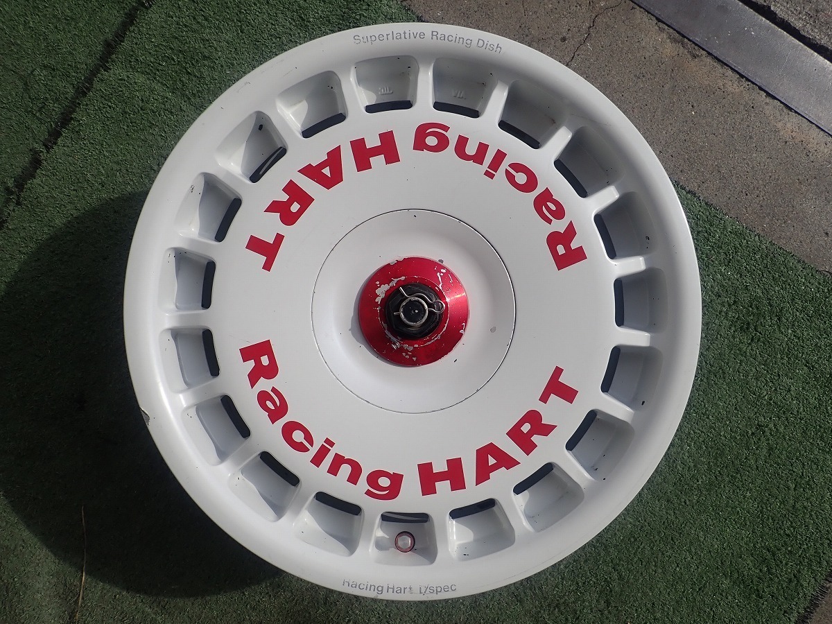 AB2442【送料無料Racing HART レーシングハート Dスペック 15インチ】4本 コンパクトカーに 15×6.5J 100-114.3/4H ET43 の落札情報詳細 ...