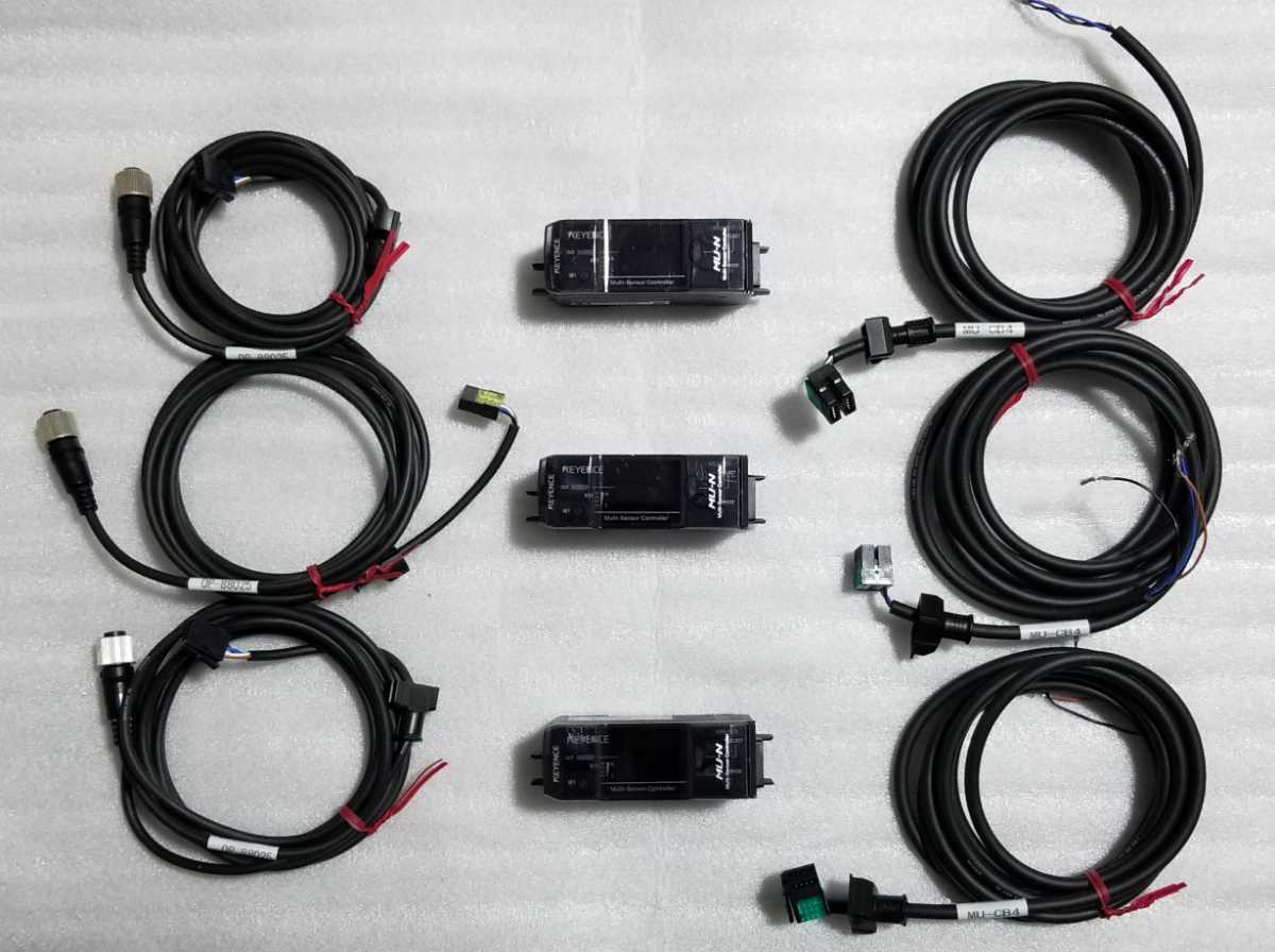 キーエンス/KEYENCE マルチセンサコントローラ MU-N11 電源ケーブル MU-CB4 センサ-コントローラ間ケーブル OP-88025 ★各3個セット★の落札情報詳細 - ヤフオク ...