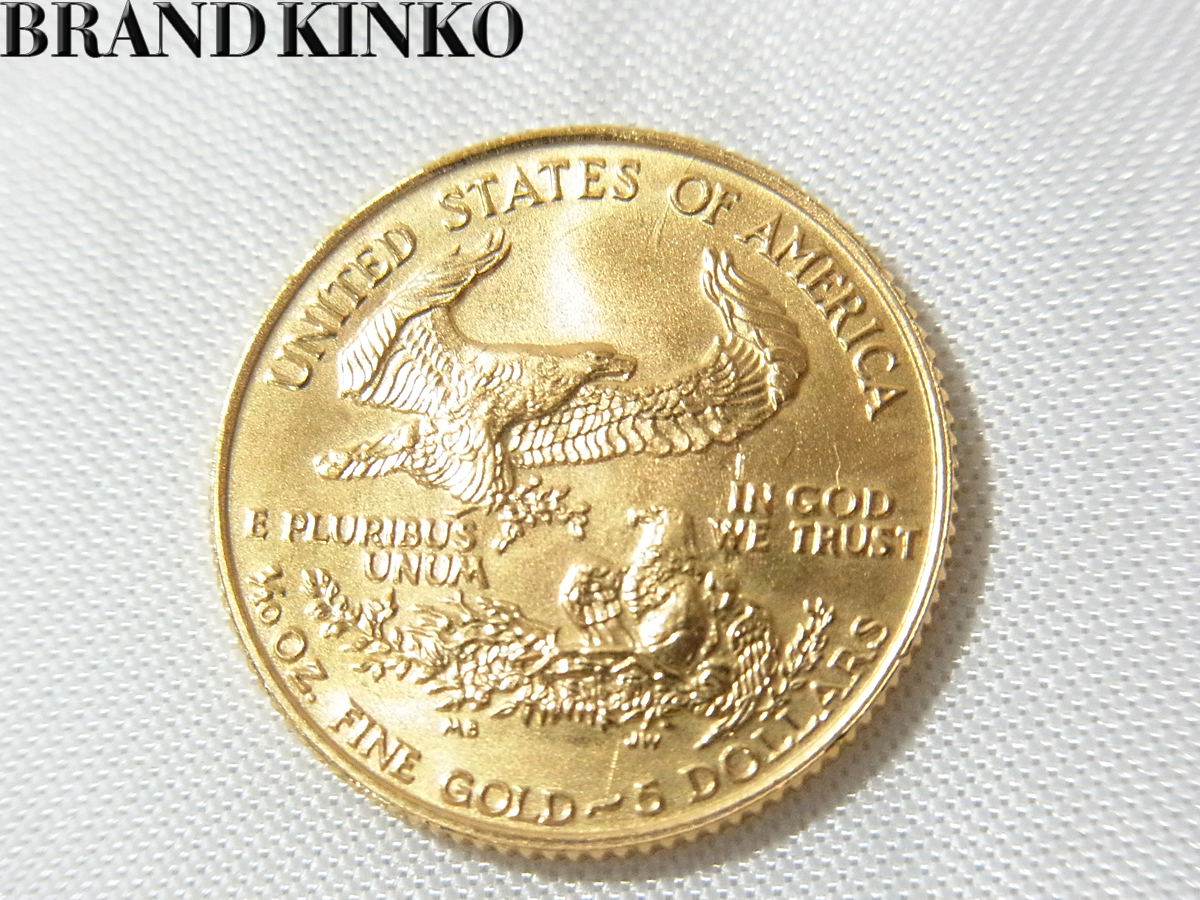K22 アメリカ・イーグル金貨 1/10oz 3.3g 幅：約16.5mm ゴールド の落札情報詳細 - ヤフオク落札価格検索 オークフリー