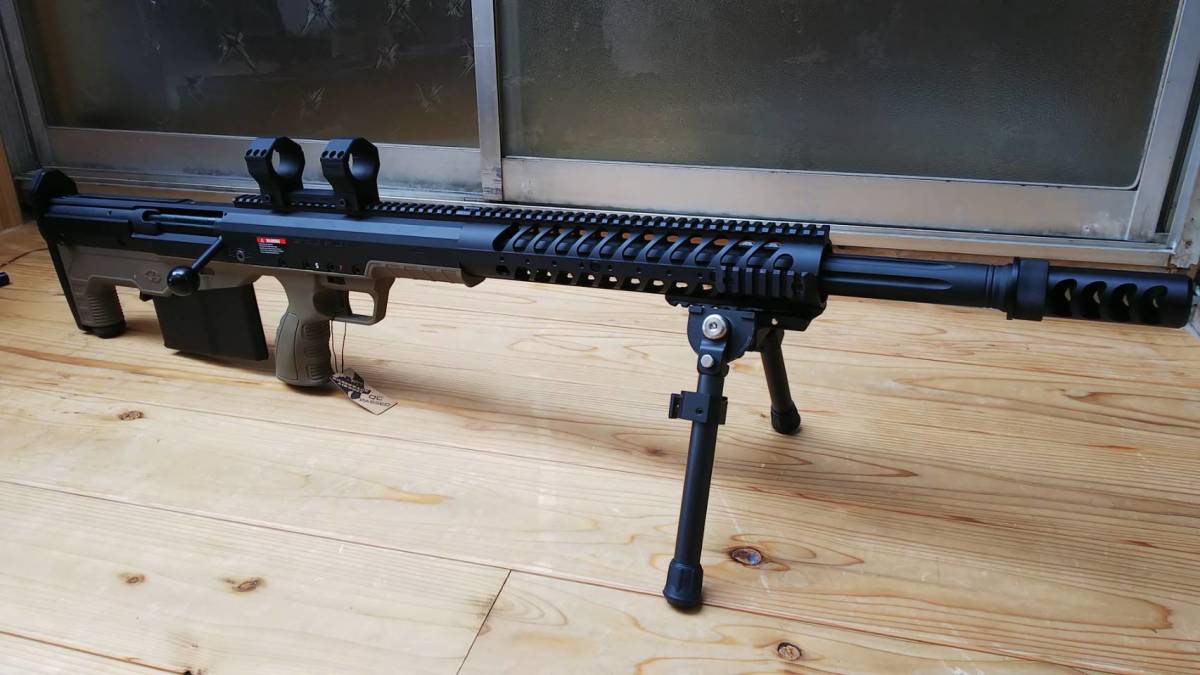 ブルパップエアコッキングライフル SILVERBACK HTI FDE バイポッド、ブラックストックフレーム、マウントベース、スプリング付き！の落札情報詳細 - Yahoo!オークション落札 ...