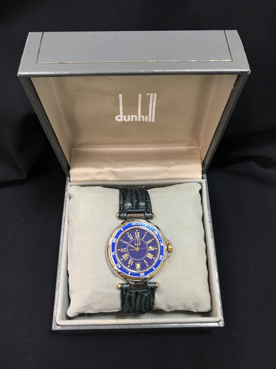 3911013 dunhill ダンヒル ミレニアムダイバー 67QXRM クォーツ 腕時計 ダイバー 200m 純正ベルト 箱付き メンズの落札情報詳細 - Yahoo!オークション落札価格 ...