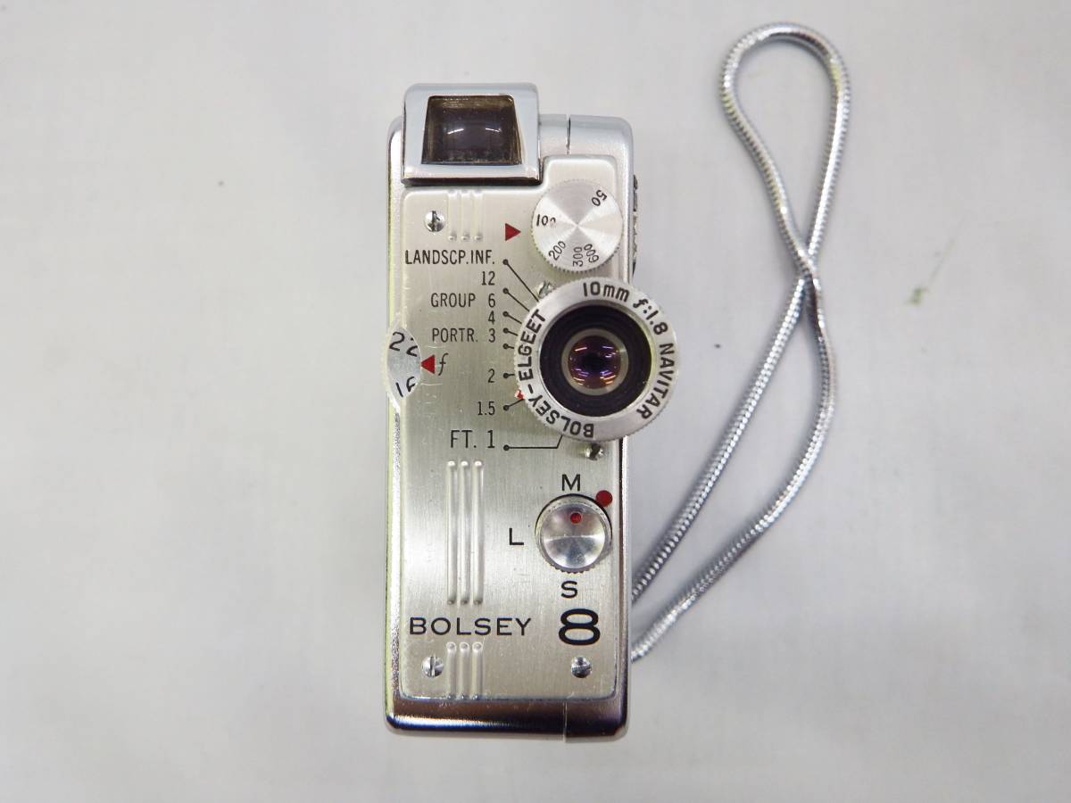 【M08A07】 BOLSEY 8 ボルシー8 8mm 8ミリカメラ Single 8mm Movie Cameraの落札情報詳細 ...