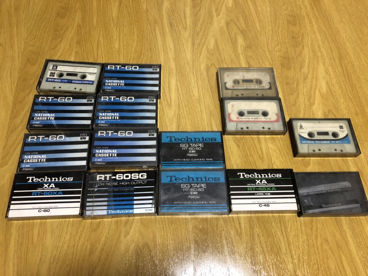 Technics National カセットテープ RT-60 RT-60A RT-90A RT-60XA RT-45XA RT-60SG ジャンク品 まとめ売り の落札情報詳細 ...
