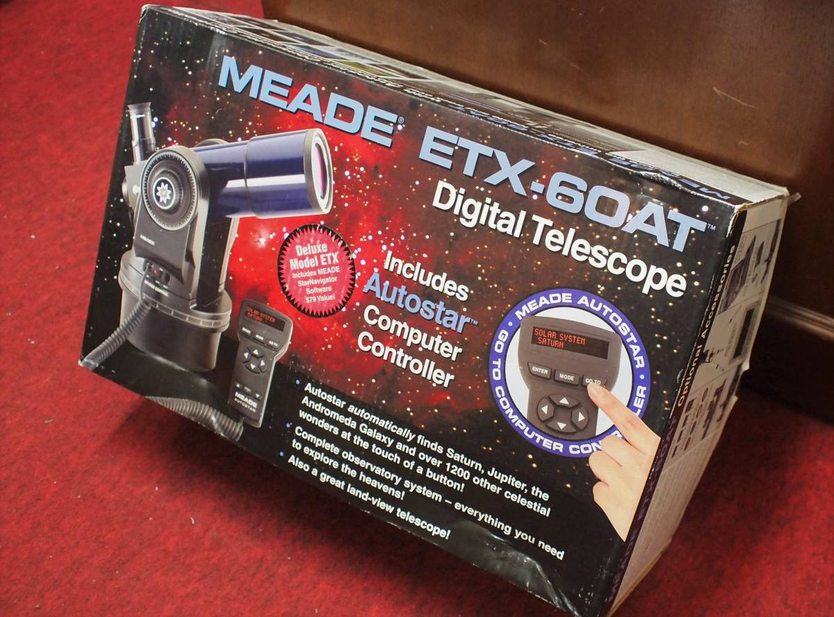 @213 MEADE ETX-60AT Autostar ミード オートスター 天体望遠鏡 屈折望遠鏡 Digital Terescopeの ...