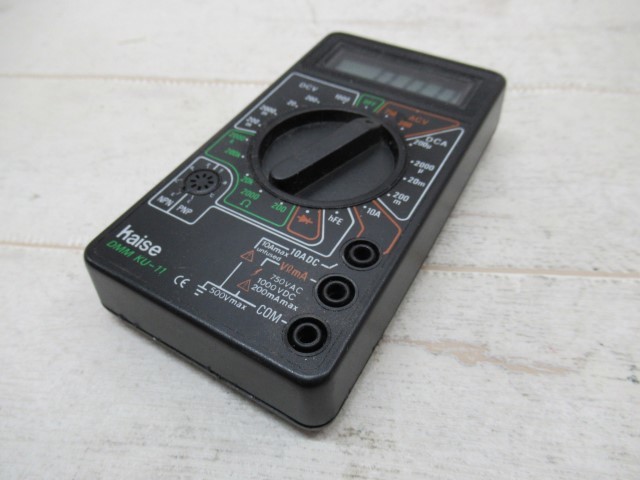 Kaise DMM KU-11 デジタル マルチテスター カイセ 電器テスター 電気計測器 工具 テスト棒付き USED 21646① ！！の落札情報詳細 - Yahoo!オークション落札価格 ...