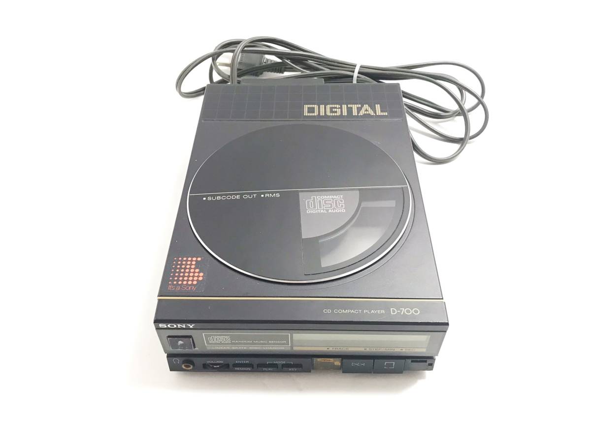 【ジャンク品】SONY/ソニー D-700 CD コンパクト プレーヤー DIGITAL ブラック ミュージック オーディオ機器 （12640n1）の落札情報詳細 - Yahoo!オークション ...