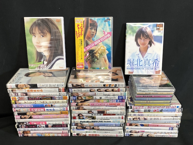 【S48】1円～DVD 49枚 女優 アイドル 堀北真希/長澤まさみ/松浦亜弥/小松彩夏など 色々 ライブDVD デジタル写真集の落札情報詳細 ...