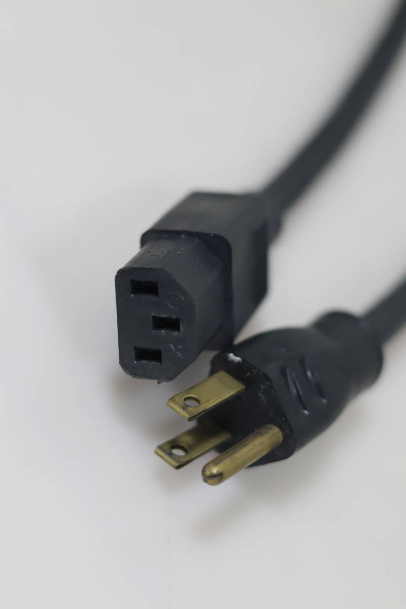 送料198円～ AC電源コード 3p-3p 1.95m E3462-C CSA LL7874-C 14-3 SJT 60C FT2 電源 ...