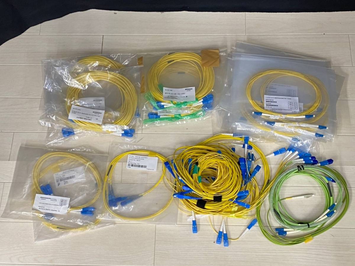 【EE10】フジクラ 光ファイバー ケーブル SM2C SM-2SC-SC(76H- 14242) 両端SC型 SPC研磨 1.5m FSC2PS-SPC-1.5M-SR15E-SMC10 ...