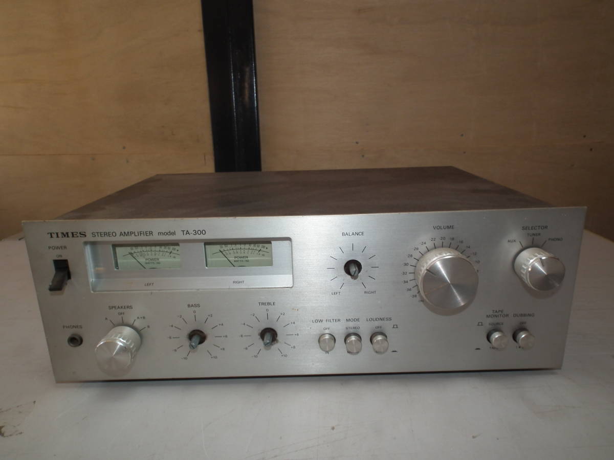 TIMES TA-300 プリメインアンプ の落札情報詳細| ヤフオク落札価格情報 オークフリー