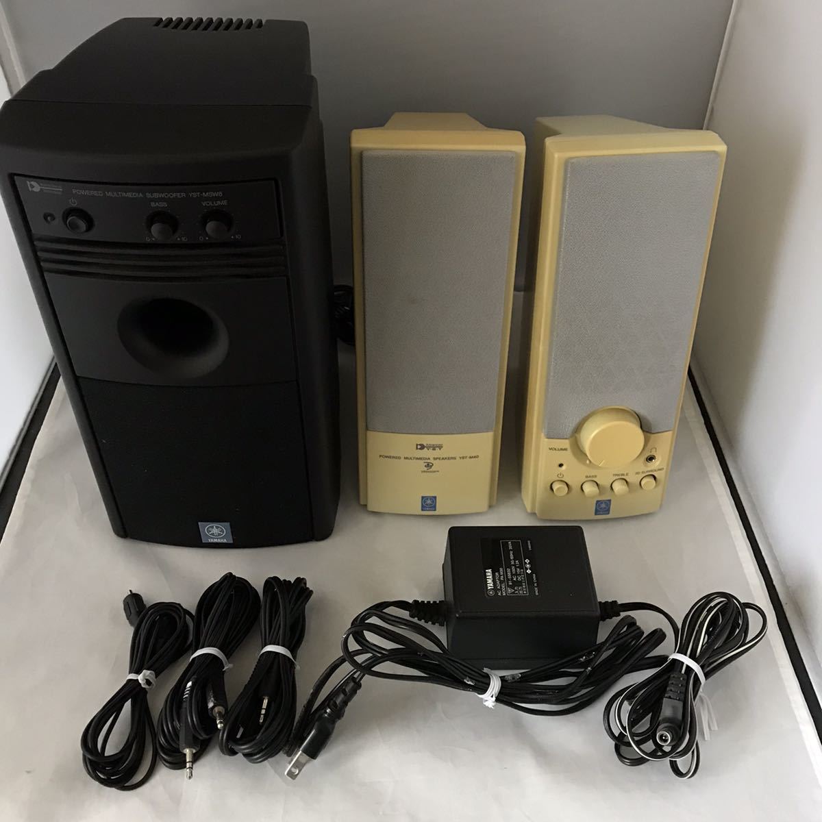 【中古】動作確認済 スピーカー日焼け YAMAHA ヤマハ YST-M40 スピーカー YST-MSW8 マルチメディアサブウーファー 匿名配送 送料無料の落札情報詳細 - Yahoo ...