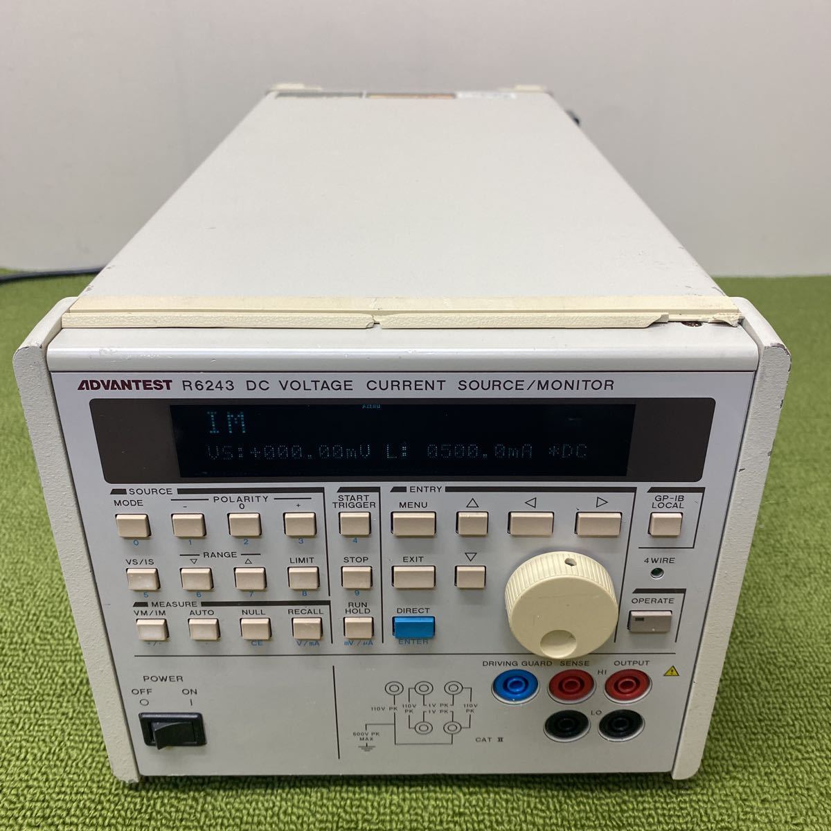 ADVANTEST/アドバンテスト「R6243」DC VOLTAGE CURRENT SOURCE/MONITOR の落札情報詳細| ヤフオク ...
