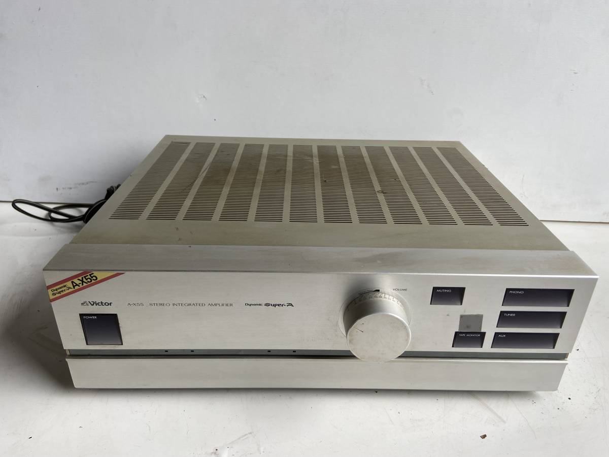 ⑤1 Victor ビクター アンプ A-X55 プリメインアンプ オーディオ機器 通電確認済み の落札情報詳細| ヤフオク落札価格情報 オークフリー