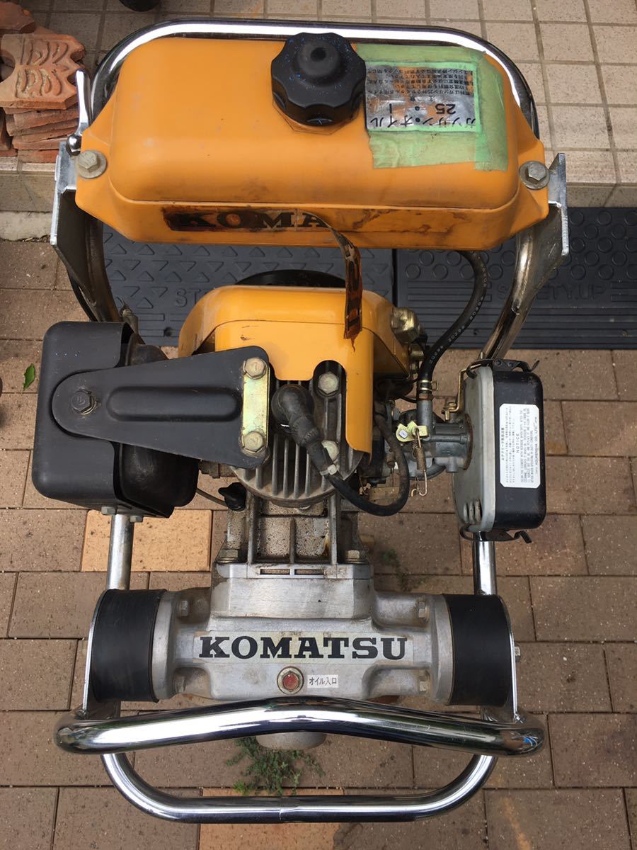 【全体的に状態が悪い】KOMATSU Robin EC10 ロビンエンジン タンピング 基礎打ち 土間ならし 直接引き渡しのみの落札情報詳細 ...