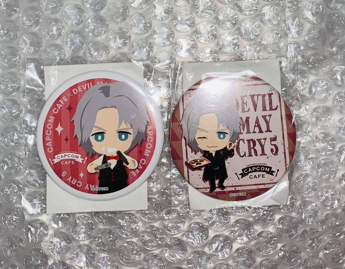 【未使用】DMC5 缶バッジ デビルメイクライ5 カプコンカフェ Devil May Cry 5 Capcom cafe ダンテ Dante ...