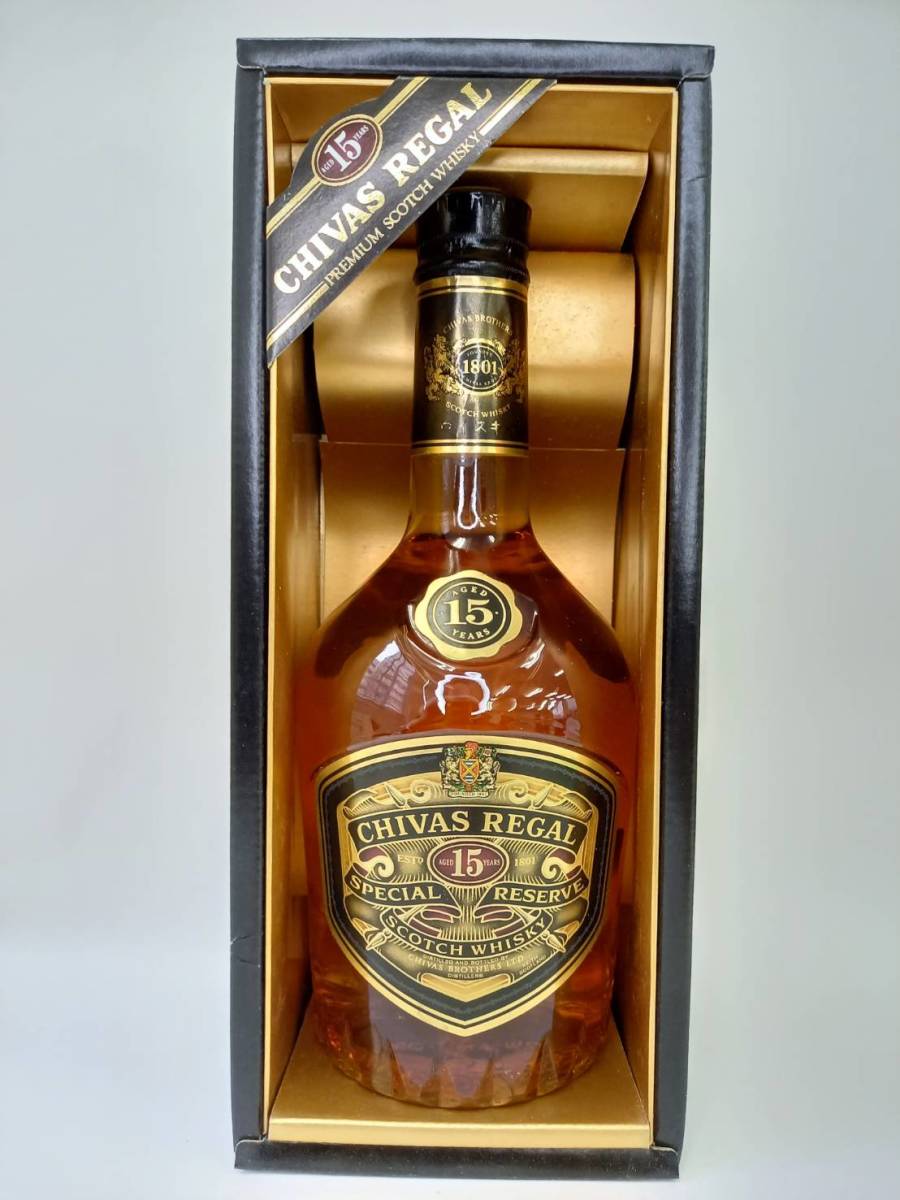 【未使用 （詳細）】☆CHIVAS REGAL 15年（シーバス・リーガル） スペシャルリザーブ 43％ 750ml 箱付きの落札情報詳細 - Yahoo!オークション落札価格検索 オークフリー