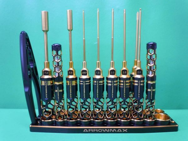 【未使用】 新品未使用 ARROWMAX Tools Base V2 Black Golden HUDY/TRF/アソシ/京商/タミヤ/ドリラジ/ドリパケ/ラジコン/カスタム/工具【即納！】の ...