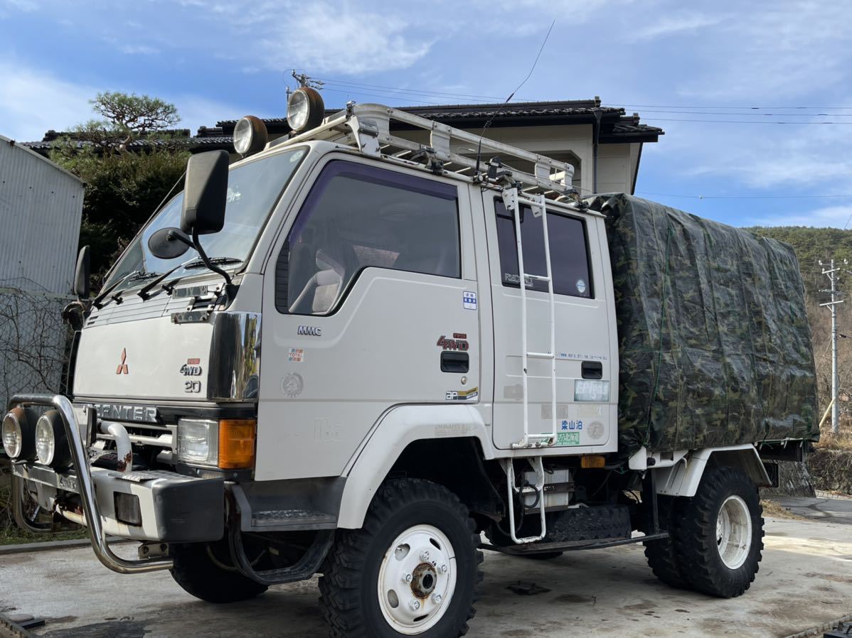 【やや傷や汚れあり】ダブルキャブ 高床4WD 4x4 オフロード キャンター パートタイム 四駆 クロカン4WD 軍用車 迷彩 サバイバル オフ車 トライアルの落札情報詳細 - Yahoo ...