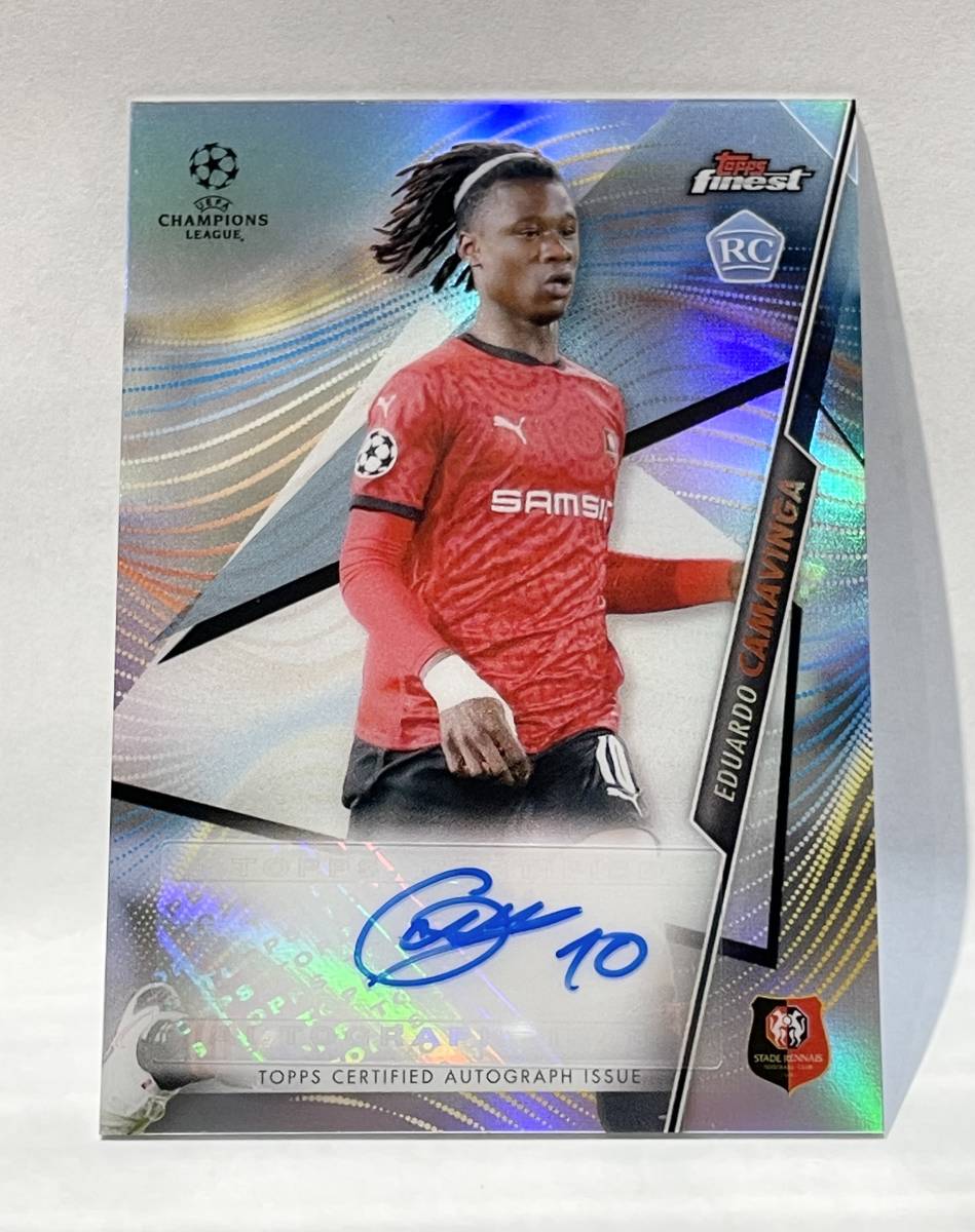 【未使用に近い】【 Eduardo Camavinga 】 2020-21 Topps Finest UEFA Champions ...