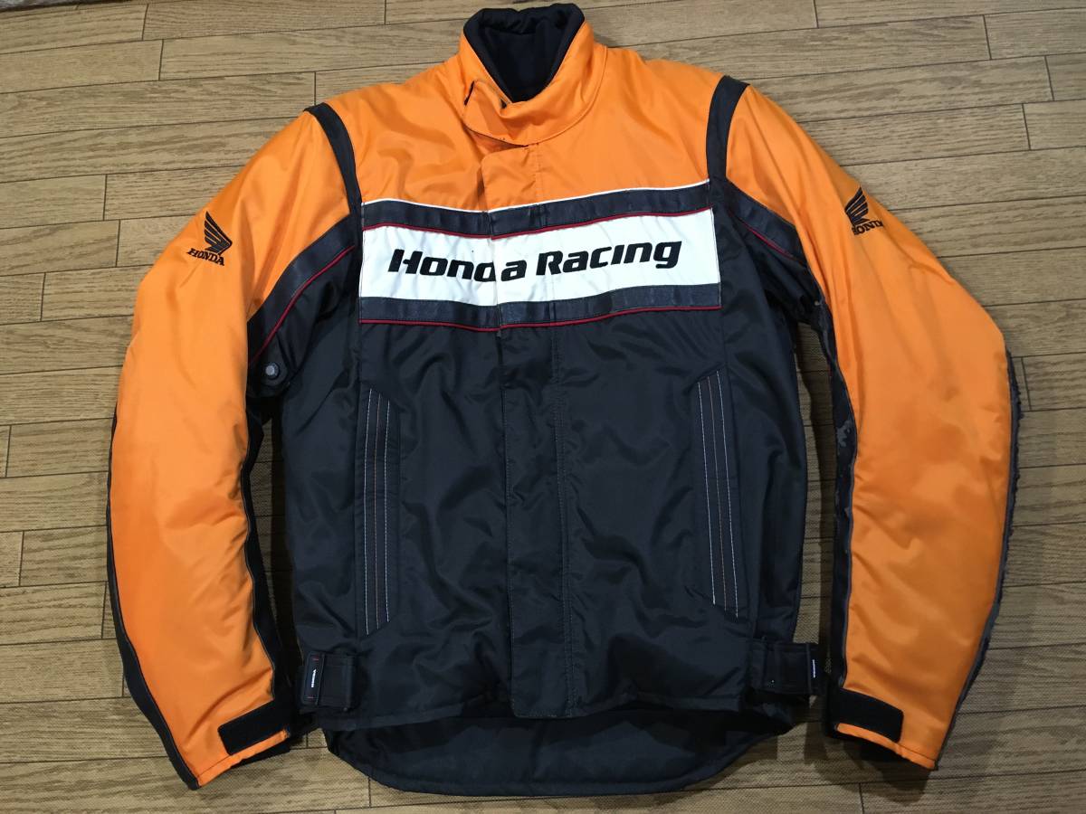 【傷や汚れあり】HONDA RACING 冬/春対応商品 ナイロン素材ライディングJKT Mサイズ 身長165-170cm 肩/肘/背パッド・インナー付き 品番OSYTN-S3Kの落札情報詳細 ...