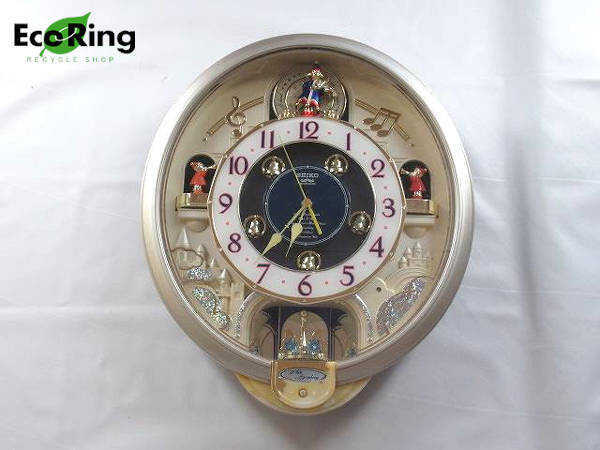 《N》セイコー 掛時計電波時計からくり時計 ウエーブシンフォニー RE559B 中古 の落札情報詳細| ヤフオク落札価格情報 オークフリー