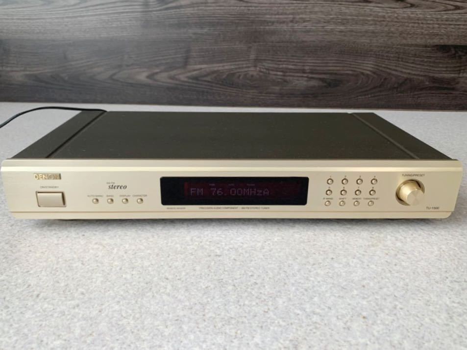 【中古】デンオン音響技術陣の自信作 DENON TU-850 高級FM専用チューナー 【整備済/美品】 の落札情報詳細| ヤフオク落札価格情報 ...