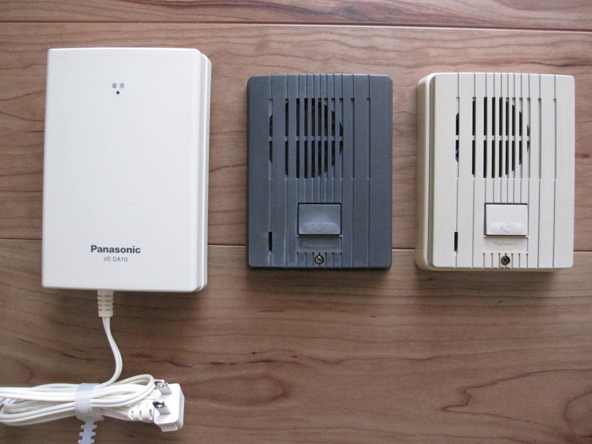 【やや傷や汚れあり】Panasonic ドアホンアダプター VE-DA10 ＋ドアホン子機 VL-568KA 2台 中古完動品の落札情報詳細 - ヤフオク落札価格検索 オークフリー