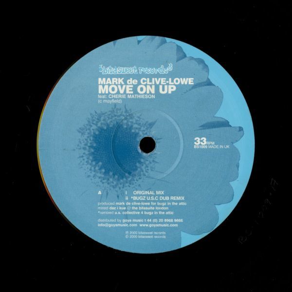 【やや傷や汚れあり】試聴 Mark De Clive-Lowe Feat. Cherie Mathieson - Move On Up ...