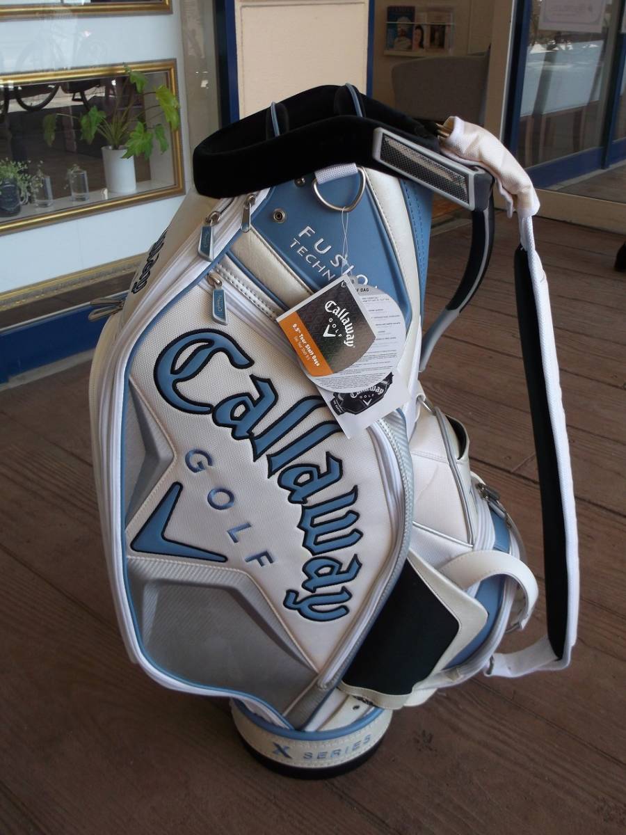 【傷や汚れあり】【税込】1円スタート！！ 未使用品 Callaway Tour Authentic LPGA ツアースタッフバッグ 9.5型 ...