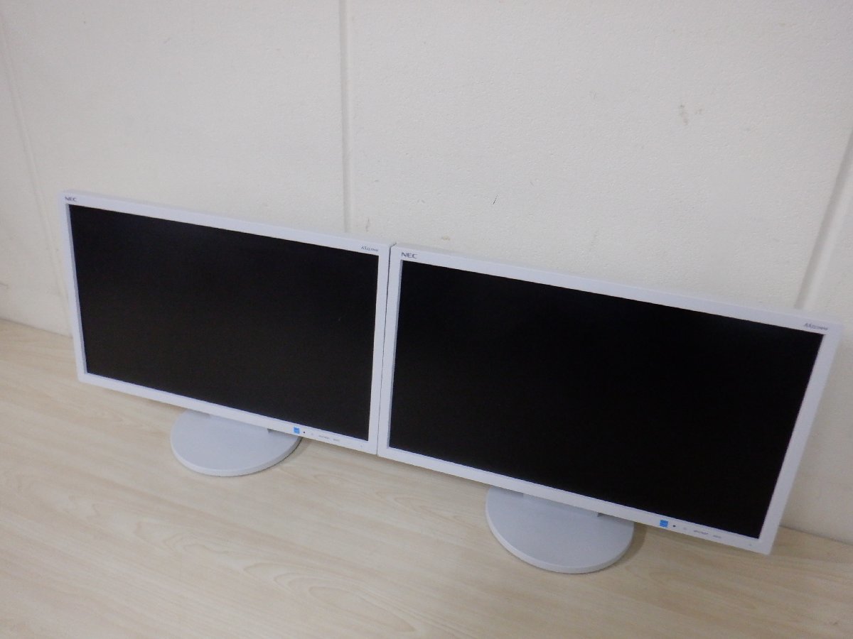 【やや傷や汚れあり】NEC AS-223WM-W5 21.5InchFULLHDワイドモニタ－2台 (B-45) の落札情報詳細| ヤフオク ...