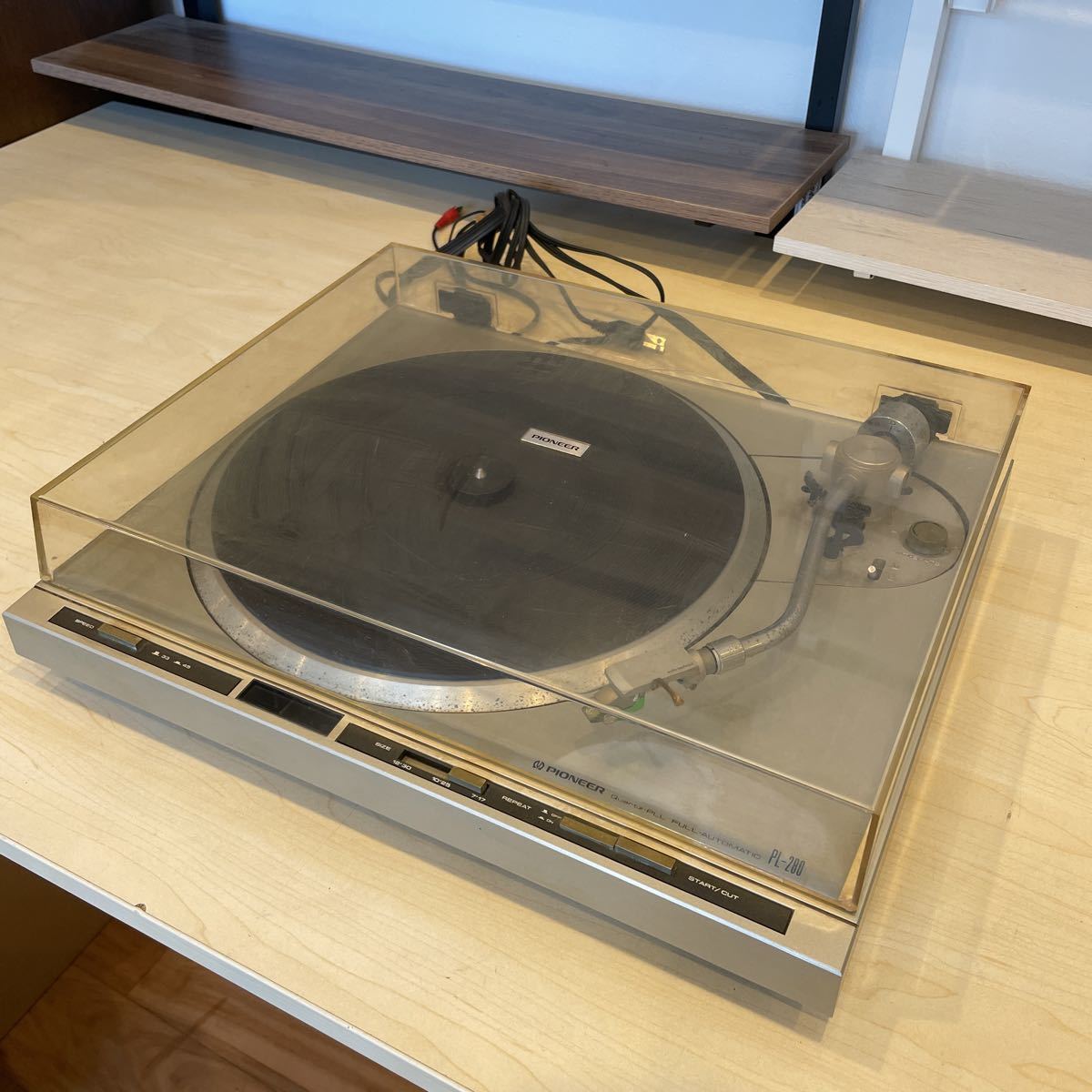 【傷や汚れあり】C☆Pioneer PL-280ダイレクトドライブ フルオートレコードプレイヤー 通電確認後 の落札情報詳細| ヤフオク落札 ...